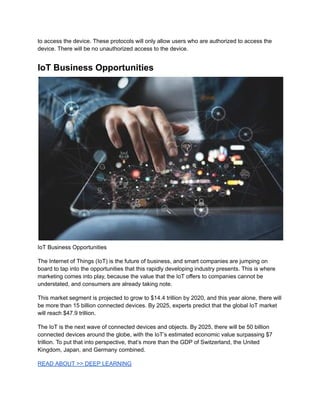 (IoT) Internet of Things, The Ultimate Guide | PDF