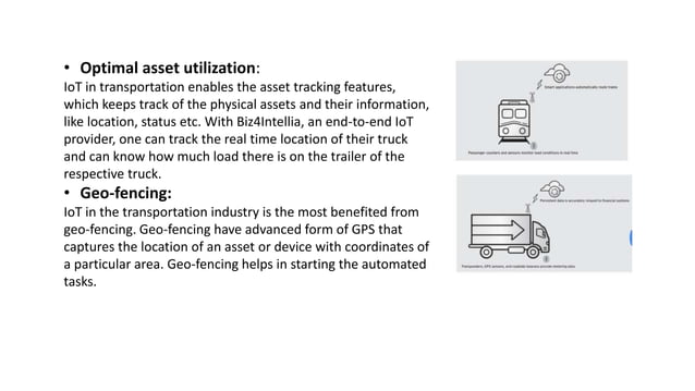 IoT in Transportation Sector | PPTX
