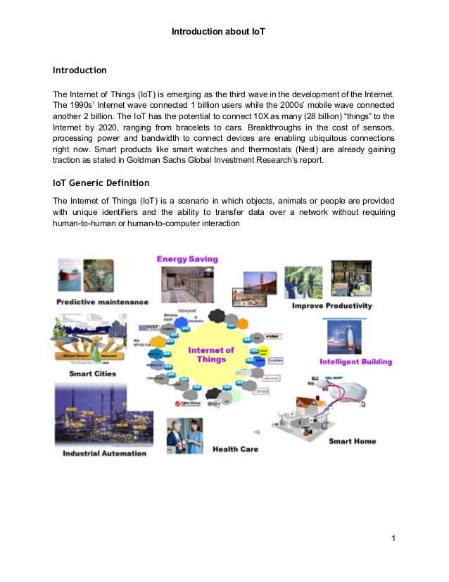 Introduction About Iot