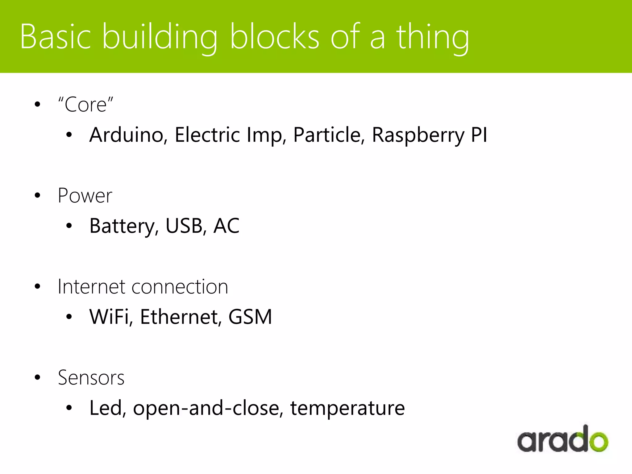 IoT introduction | PPT