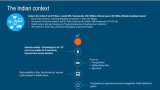 IOT in the Indian Context CeBIT India 2015 Oct 30 | PPT