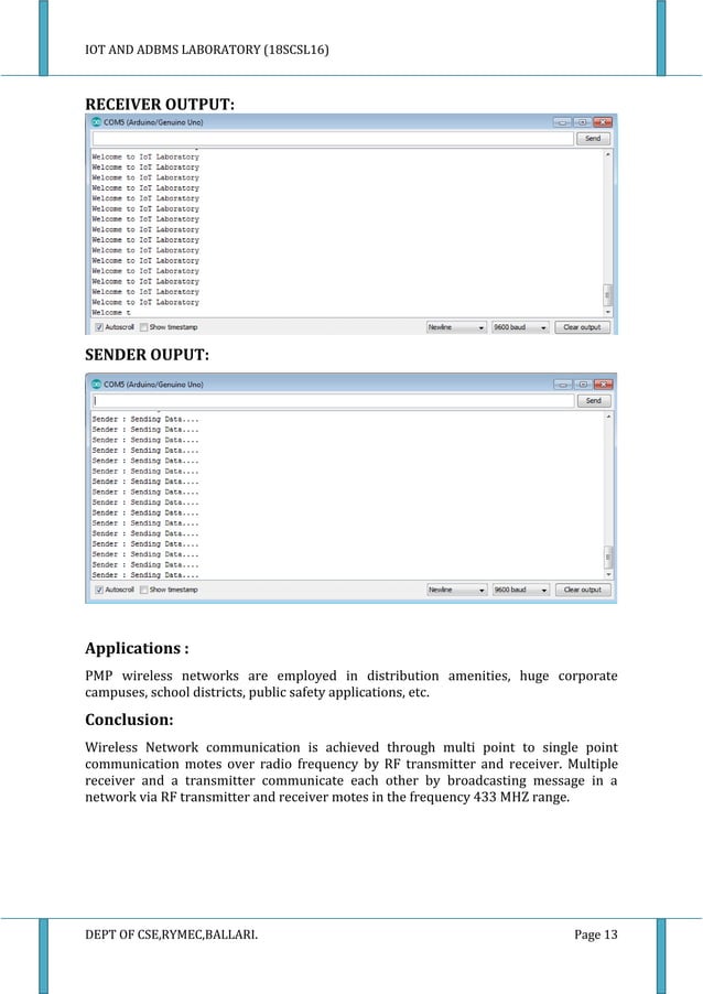 Internet of things laboratory | PDF
