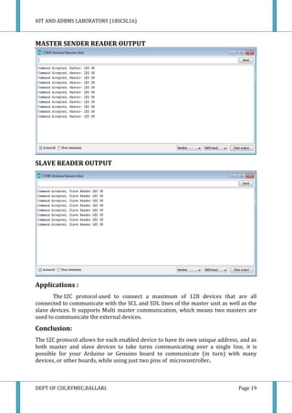 Internet of things laboratory | PDF