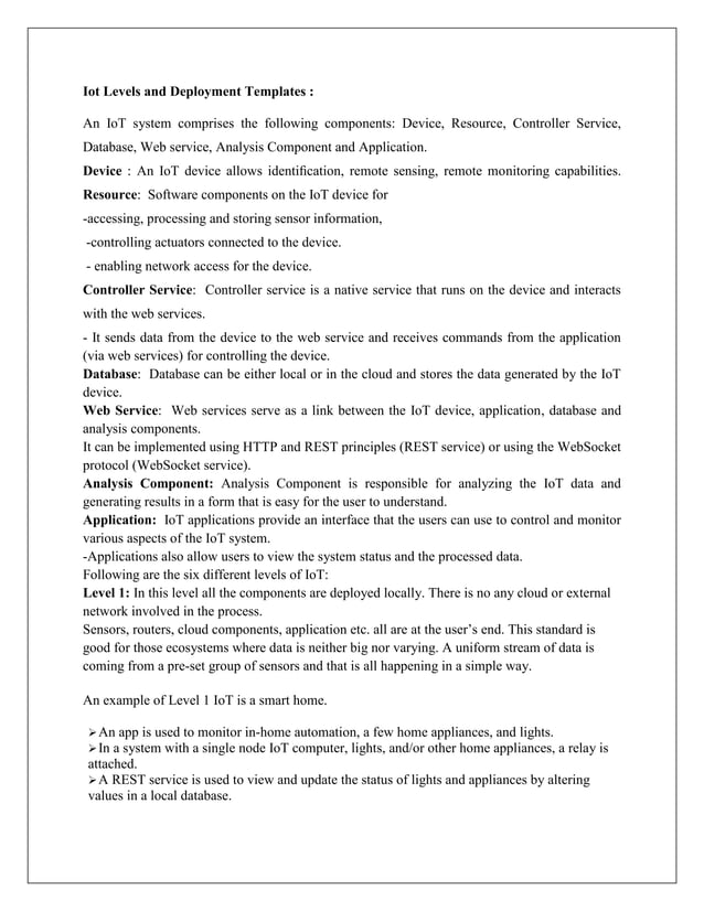 Iot Levels and Deployment Templates.doc