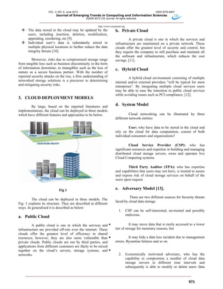 Proposed Model for Enhancing Data Storage Security in Cloud Computing Systems | PDF