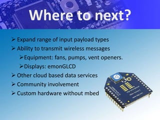 IoTlondon - mbed based IoT Gateway talk | PPTX | Internet of Things | Internet