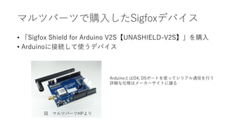 SIgfox触ってみた in IoTLT in 熊本市 vol.3 | PPT