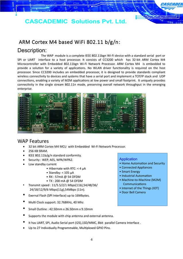 IoT & M2M Modules - CASCADEMIC Solutions | PDF