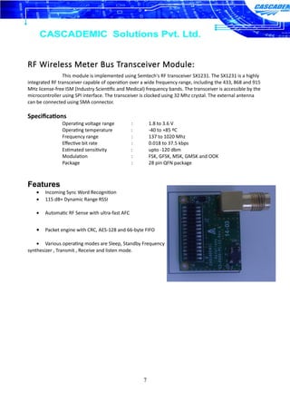 IoT & M2M Modules - CASCADEMIC Solutions | PDF | Internet of Things | Internet