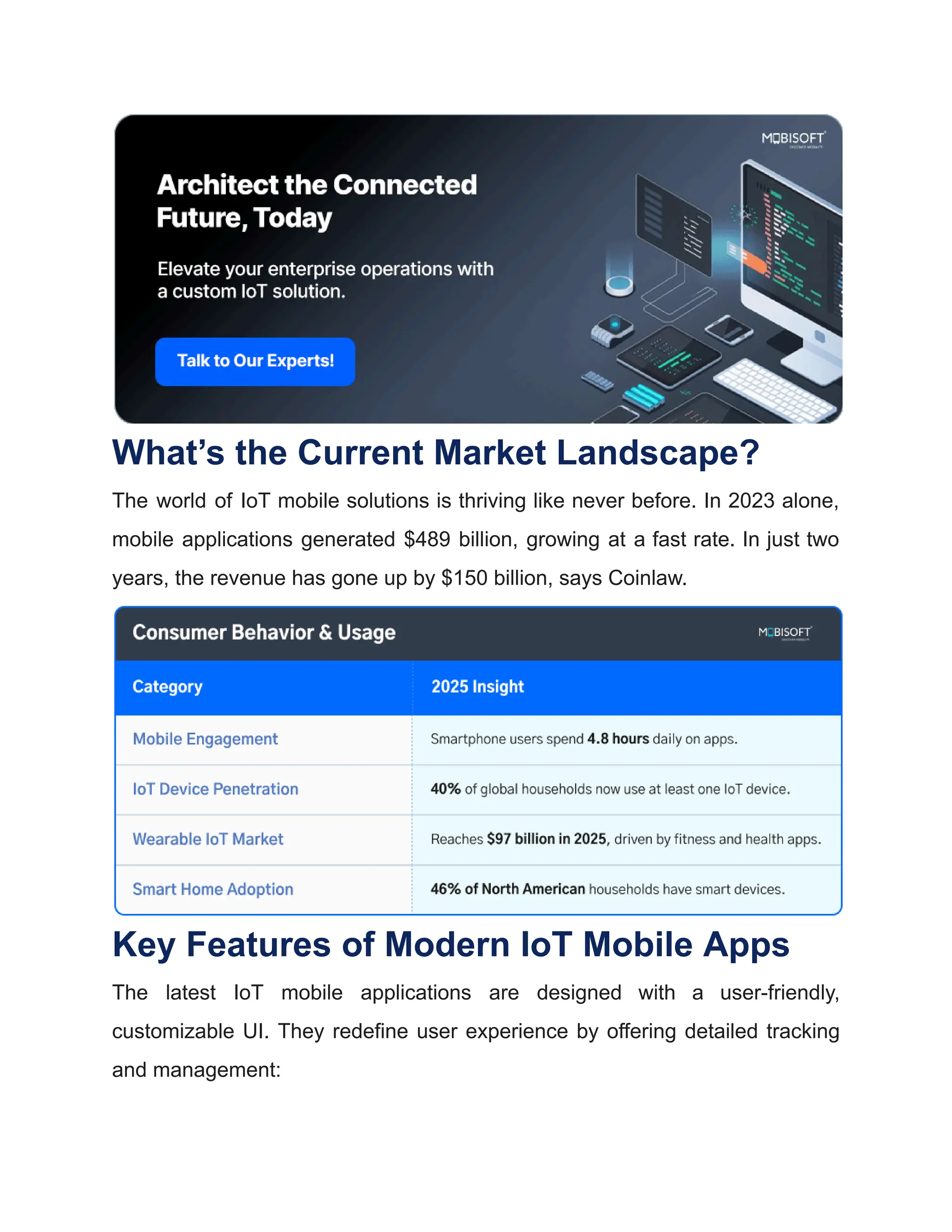 IoT Mobile Apps Transforming Dailys Life | PDF