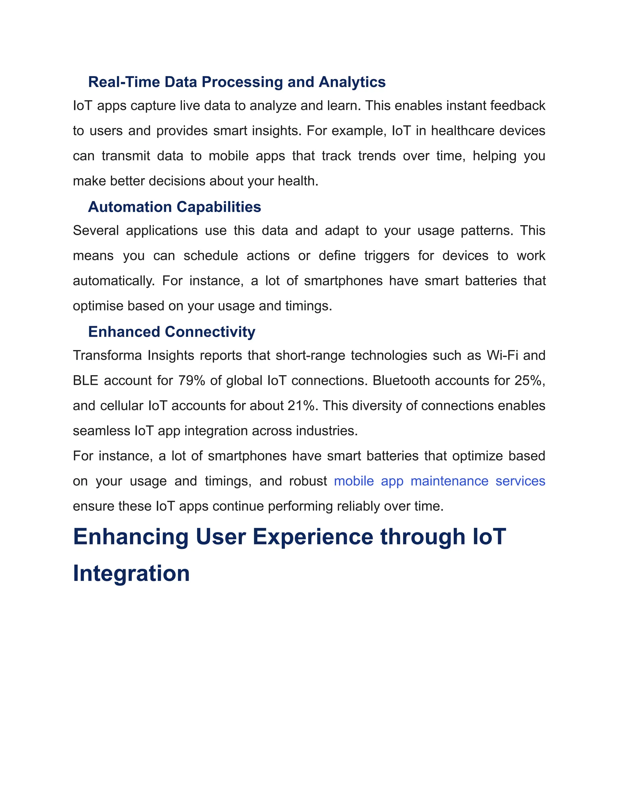 IoT Mobile Apps Transforming Dailys Life | PDF