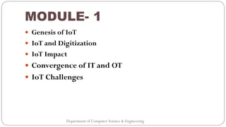 15CS81 Module1 IoT | PDF