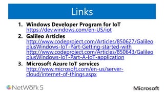 MSNetwork 5 - Programiranje Windows small IoT uređaja (ARM and x86 ...
