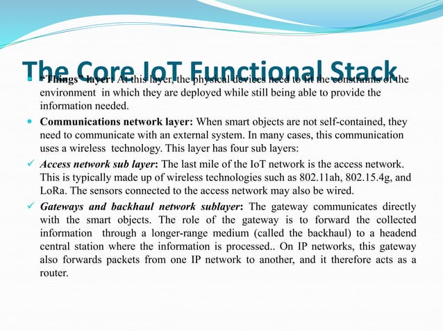 IOT Network architecture and Design.pptx | Computer Networking | Computing