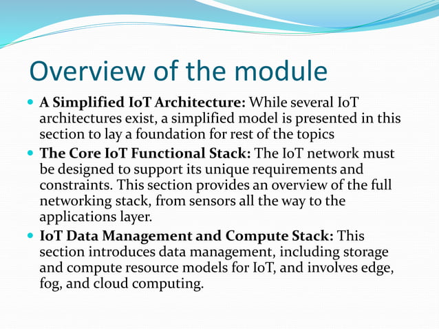 IOT Network architecture and Design.pptx | Computer Networking | Computing