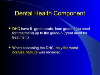 Index of Orthodontic Treatment Need (IOTN) | PPT