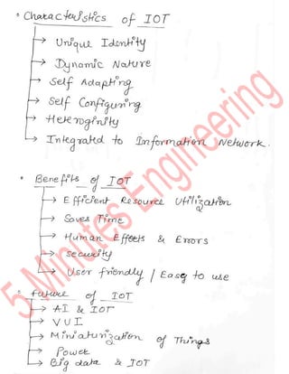 IOT_Notes for beginners with full details explained | PDF