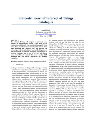 Iot ontologies state of art$$$ | PDF