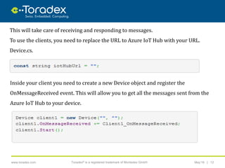 IoT Parking Lot Demo on Toradex Modules | PPT