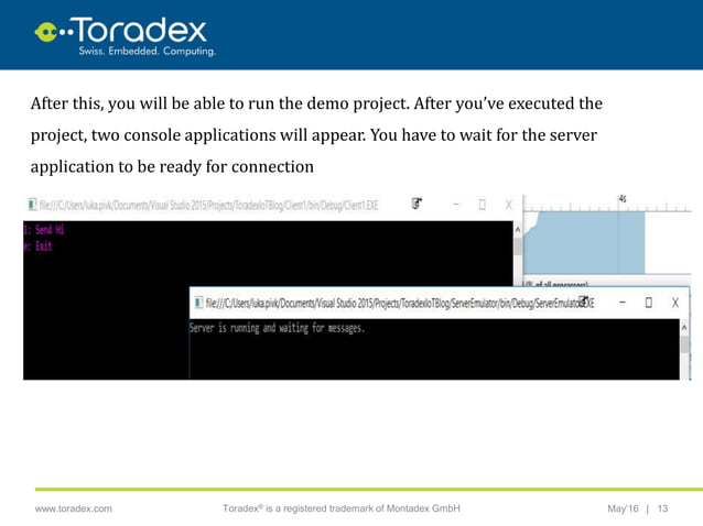 IoT Parking Lot Demo on Toradex Modules | PPT