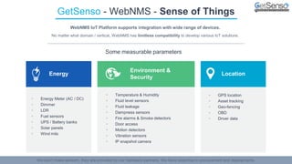 GetSenso Iot platform presentation 2.0 | PPTX | Internet of Things ...