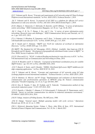 MQTT-Based Distributed Brokers Internet of Things Platform | PDF