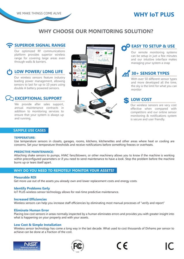 IoT PLUS Company Profile | PDF