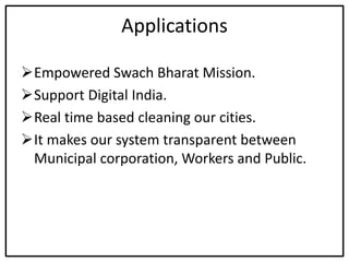 IoT Based Garbage Monitoring System ppt | PPTX