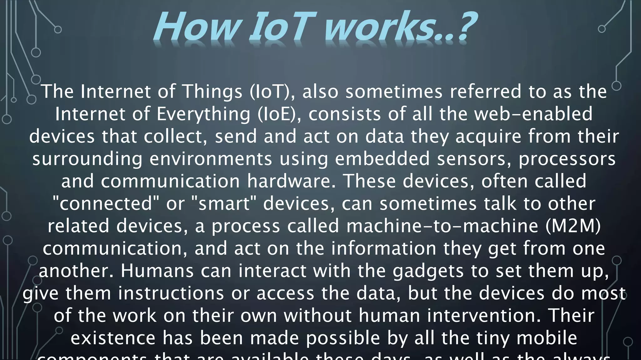 IoT(Internet of Things) ppt | PPTX