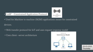 IOT Protocols For Industrial Application | PPT