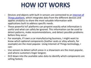 Iot ppt | PDF | Internet of Things | Internet