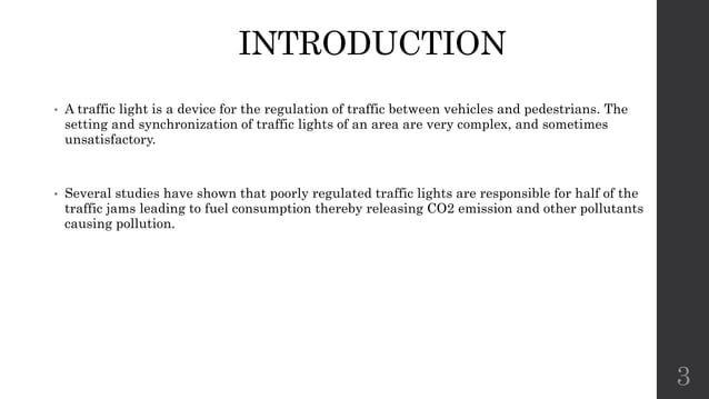 An Iot Based Dynamic Traffic Signal Control Ppt