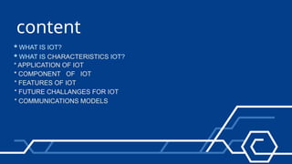 iot ppt GENARAL SEMINAR MCA GENARAL PPT PPT | PPTX