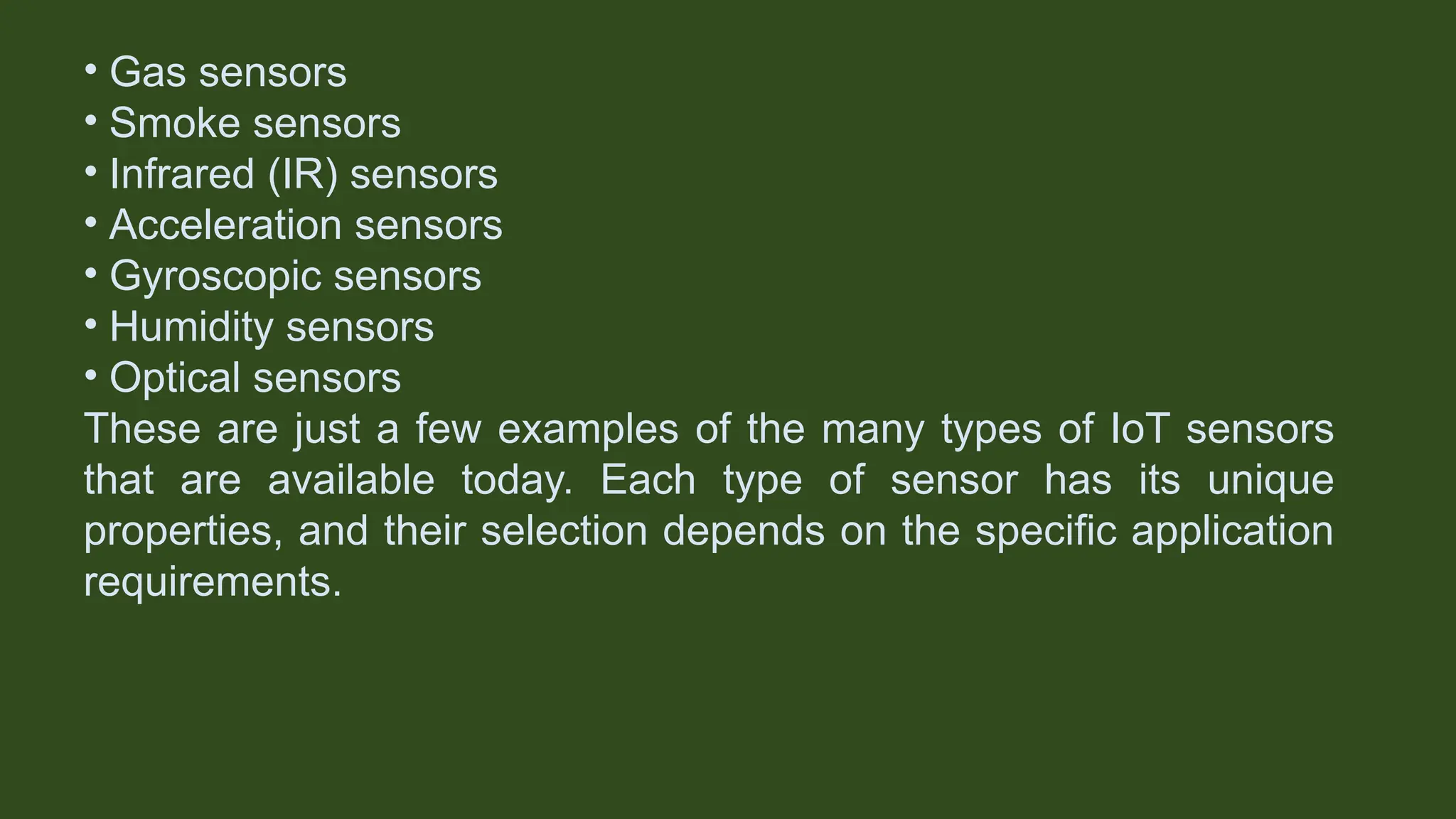 IOT sensor actuators for different devices | PPTX | Internet of Things ...