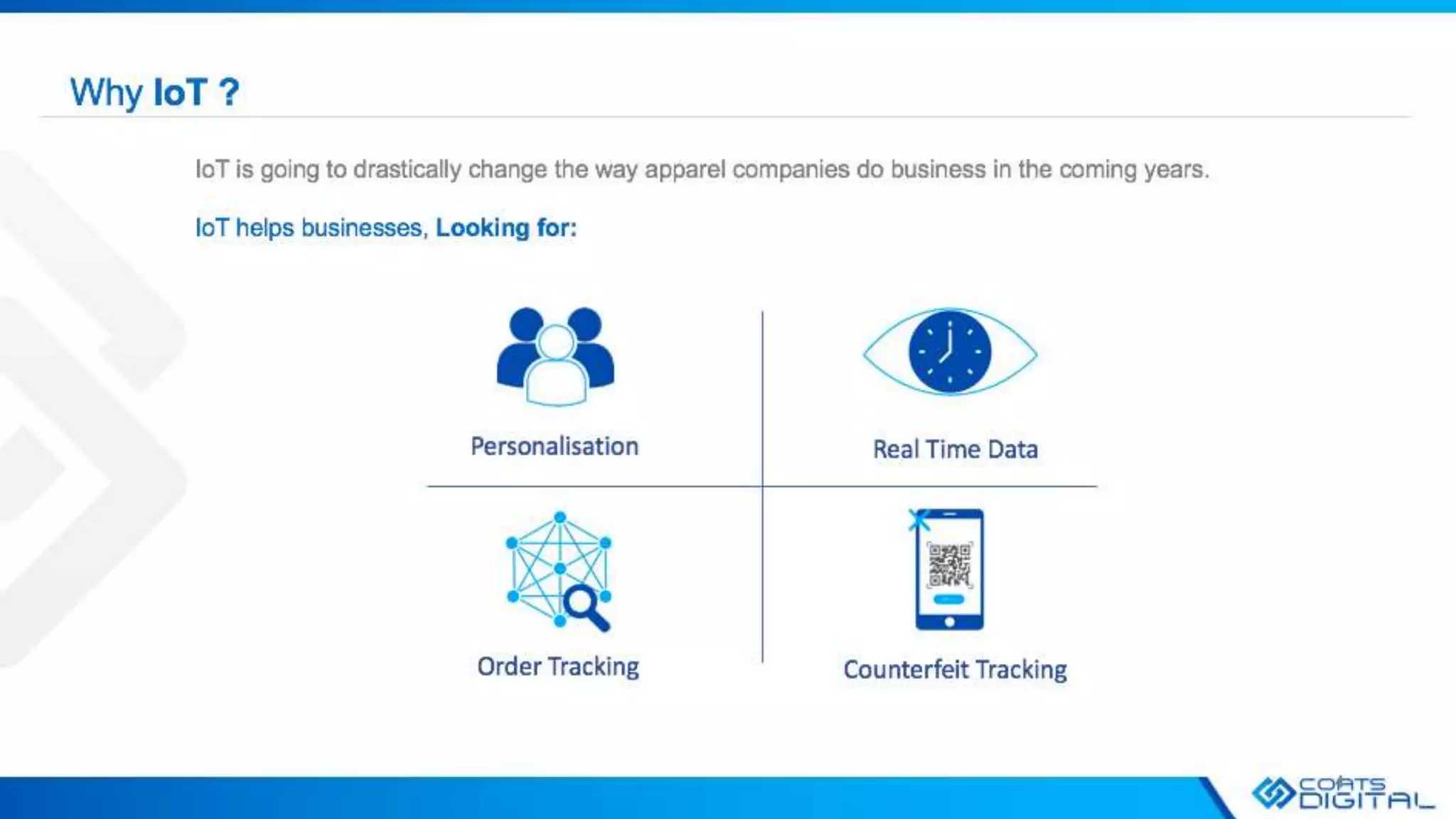 Why IoT Matters to the apparel industry? | PPTX