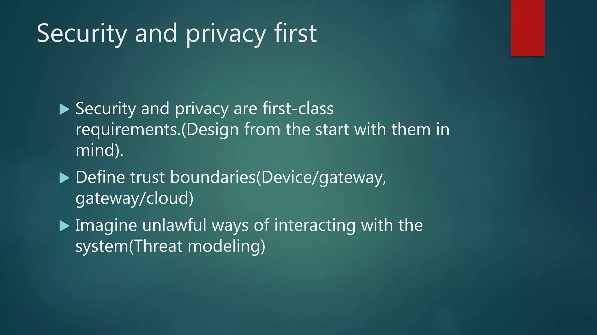 IOT privacy and Security | PPTX