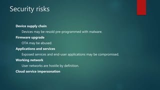 IOT privacy and Security | PPTX