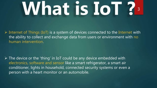 IoT presentation | PPTX