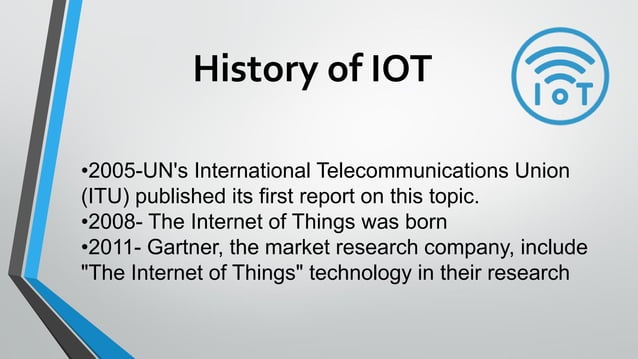 IOT presentation for what is IOT and etc | PPT