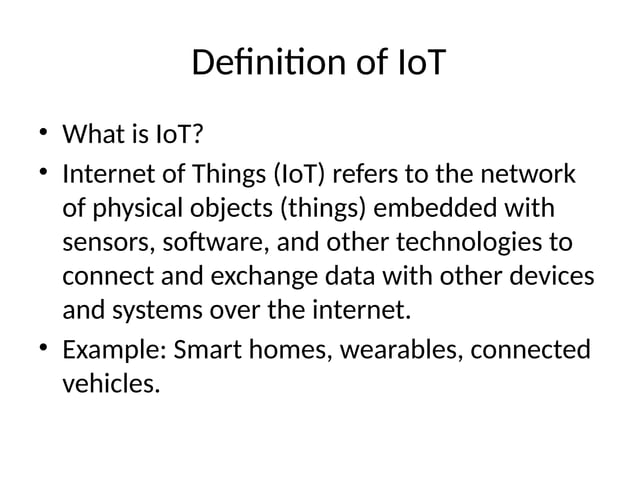 IoT definition,blockdiagram,challenges benefits | PPTX