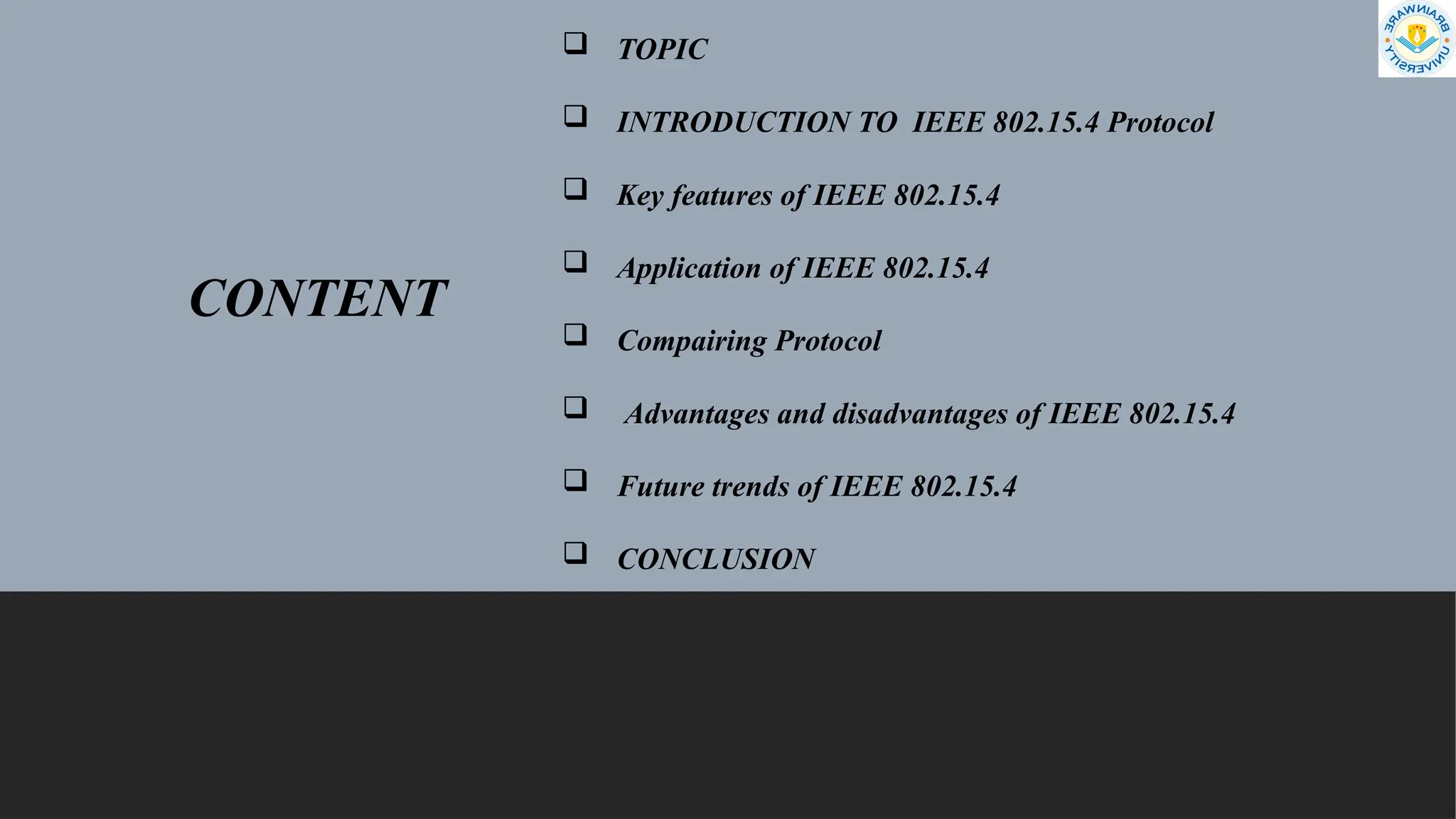 IEEE 802.15.4 in IoT Networks: Design, Performance, and Applications ...