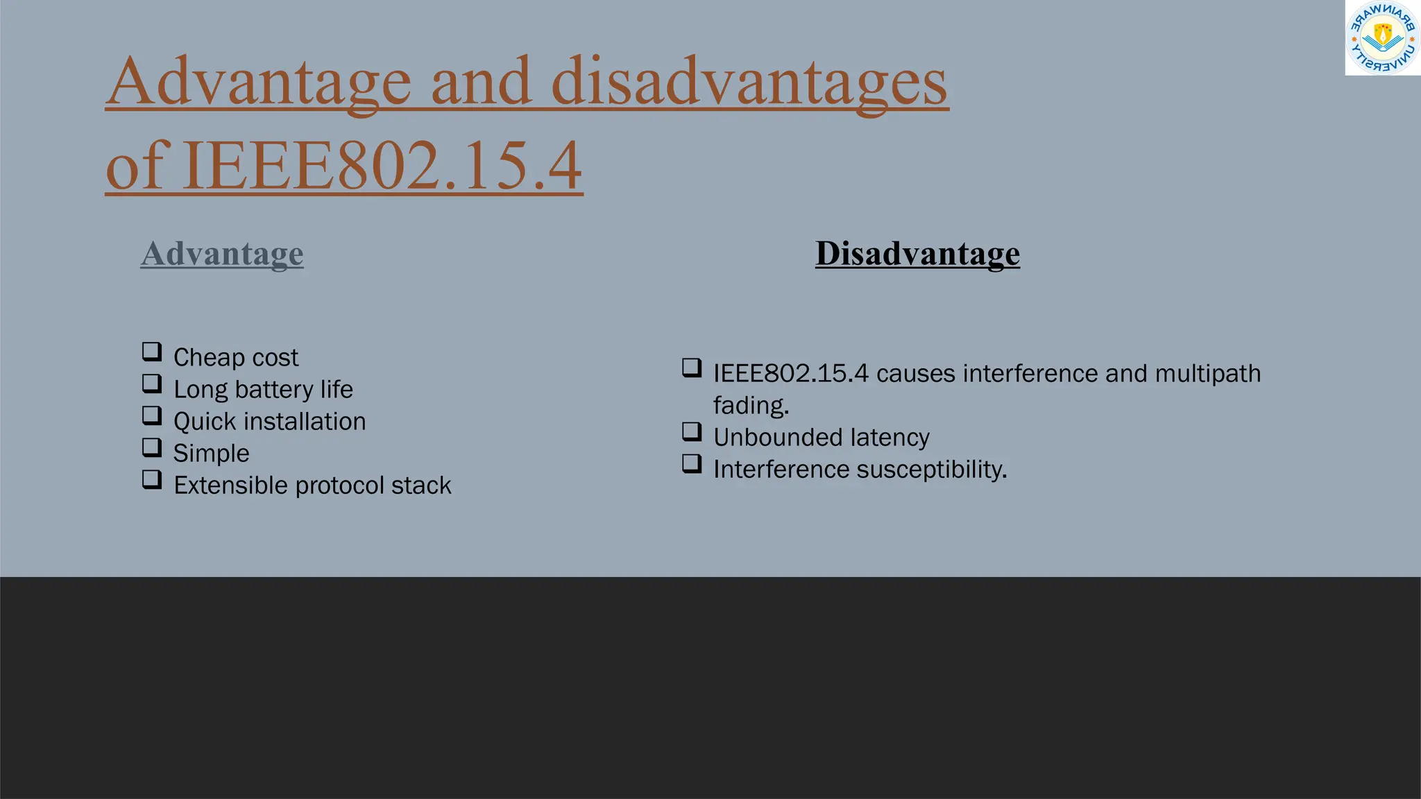 IEEE 802.15.4 in IoT Networks: Design, Performance, and Applications ...