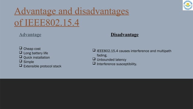 IEEE 802.15.4 in IoT Networks: Design, Performance, and Applications ...