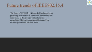 IEEE 802.15.4 in IoT Networks: Design, Performance, and Applications ...