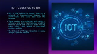Introduction The Internet Of Thing (iot) | Ppt