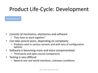 IoT Product Life Cycle and Security | PPT