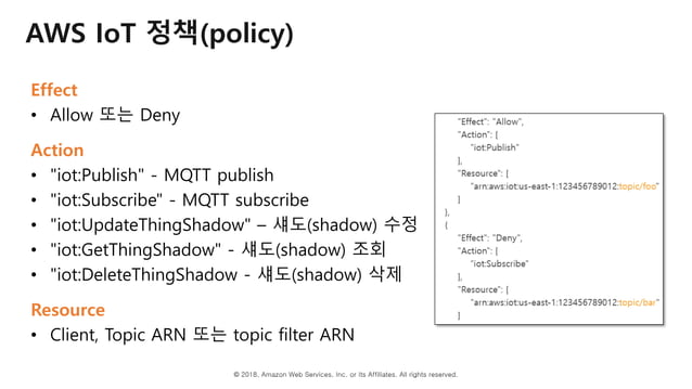 실전 프로젝트로 이야기하는 AWS IoT::김민성::AWS Summit Seoul 2018 | PDF
