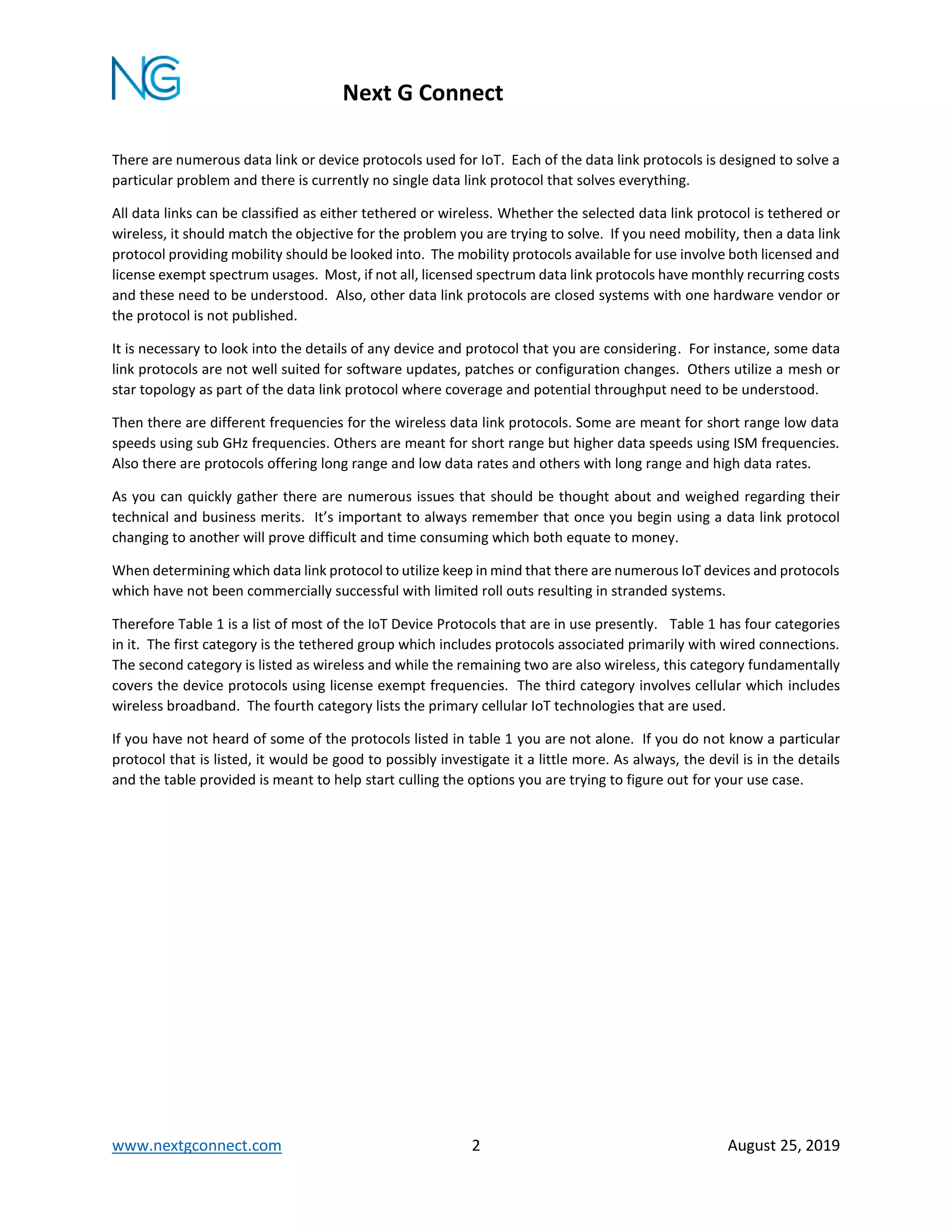 Io t protocols overview | PDF