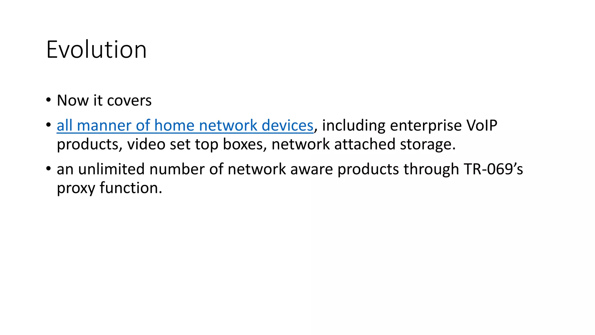 Iot protocols tr 069 | PPTX