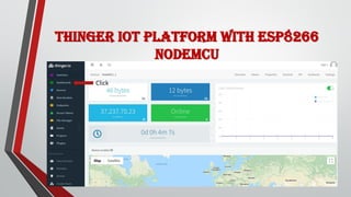 IOT NodeMCU - Thinger Platform to Turn on LEDs | PPT